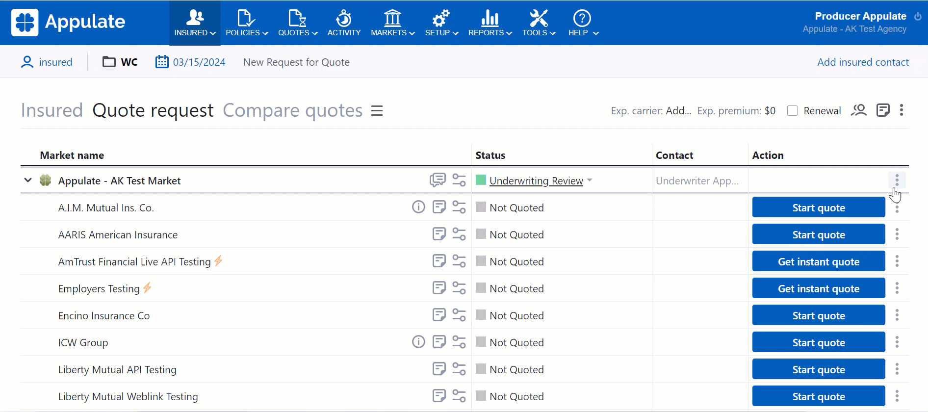 How to add submarkets